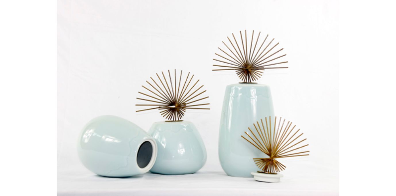 Decoratiune recipient cu capac - Darte Divani